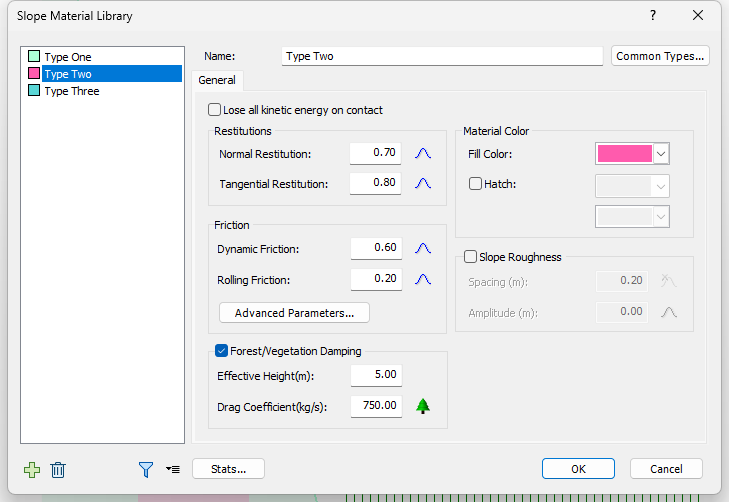 RocFall2 Tutorials | 8 - Forest Damping